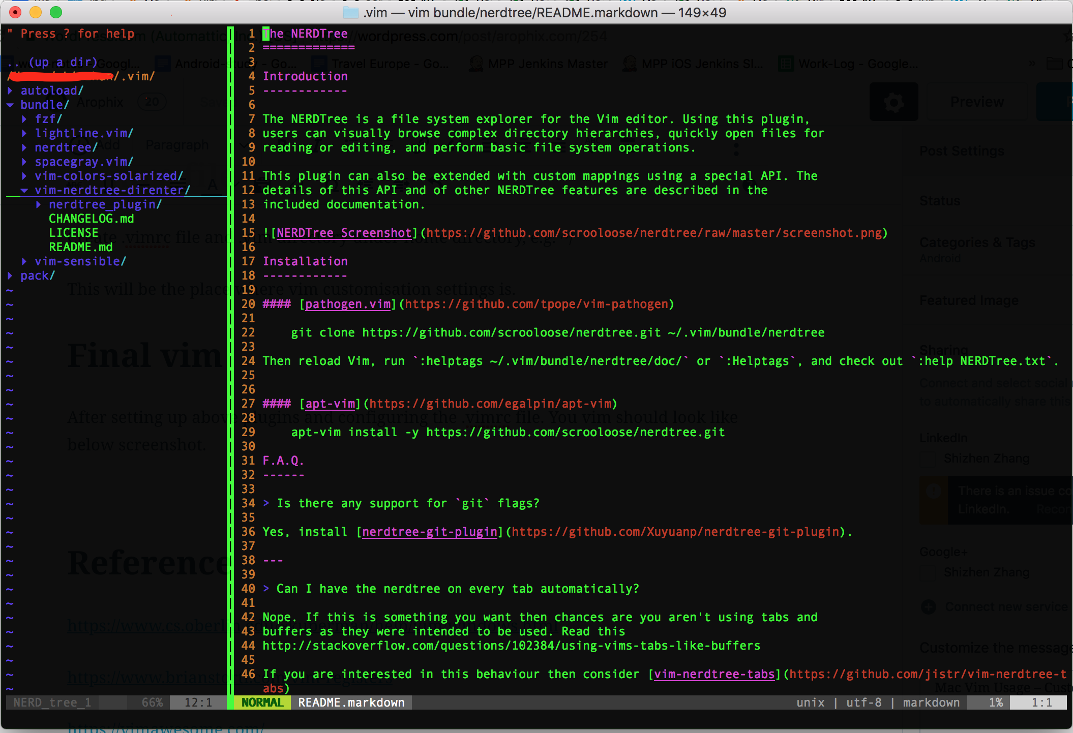 Mac Vim Usage – Customization – Arophix